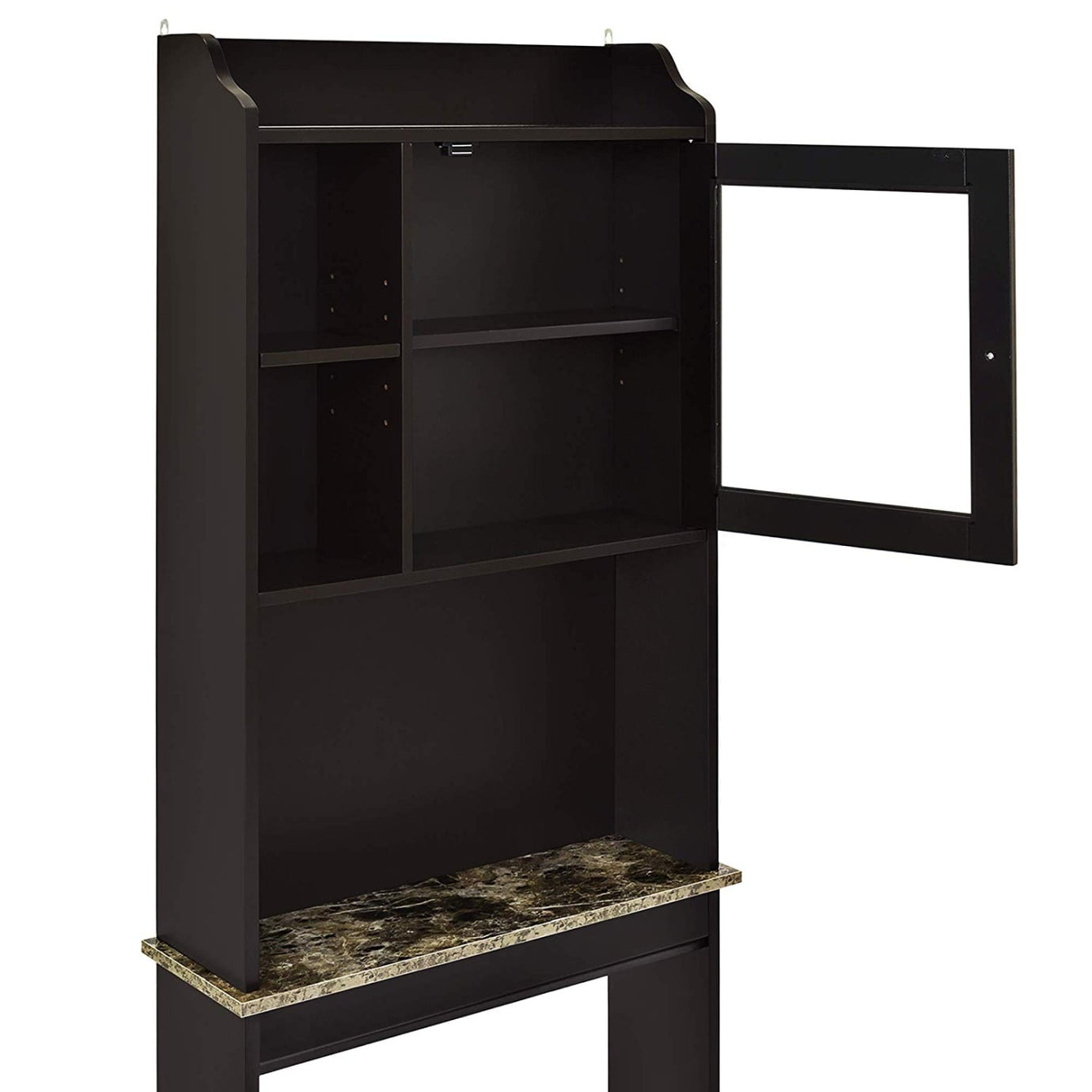 Over-Toilet Bathroom Storage Cabinet - Space-Saving Adjustable Shelving ...