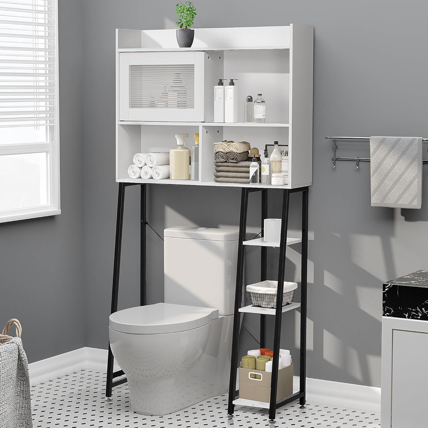 Over the Toilet Storage Cabinet, Bathroom Storage Over the Toilet ...