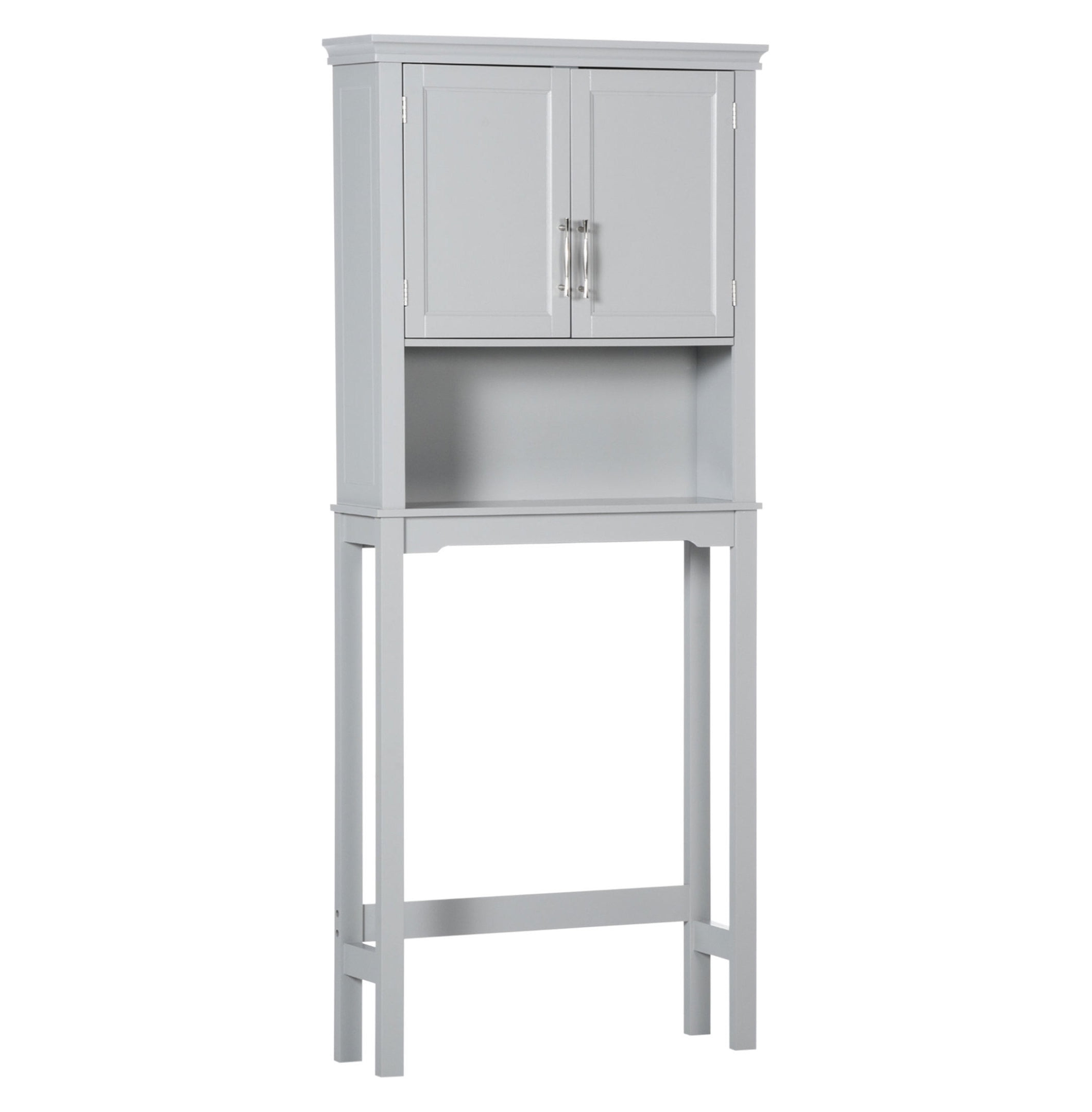 Over Toilet Storage Cabinet, Bathroom Organizer with Adjustable Shelf ...