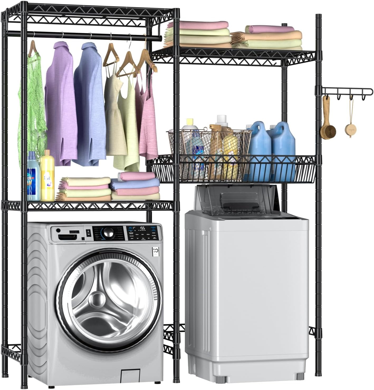 Over Washer and Dryer Shelves,Laundry Room Storage Organization Clothes ...