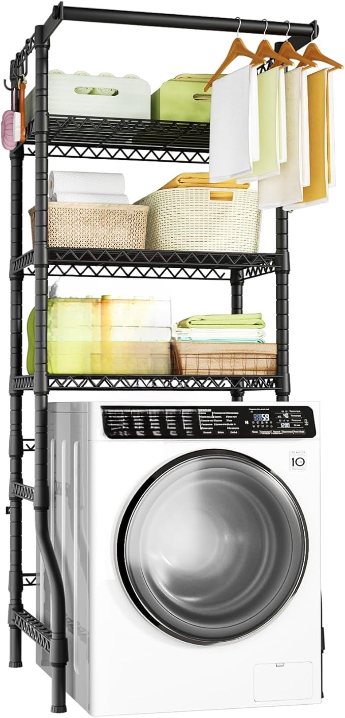 Over Washer and Dryer Shelves, 3 Tiers Laundry Room Storage and ...