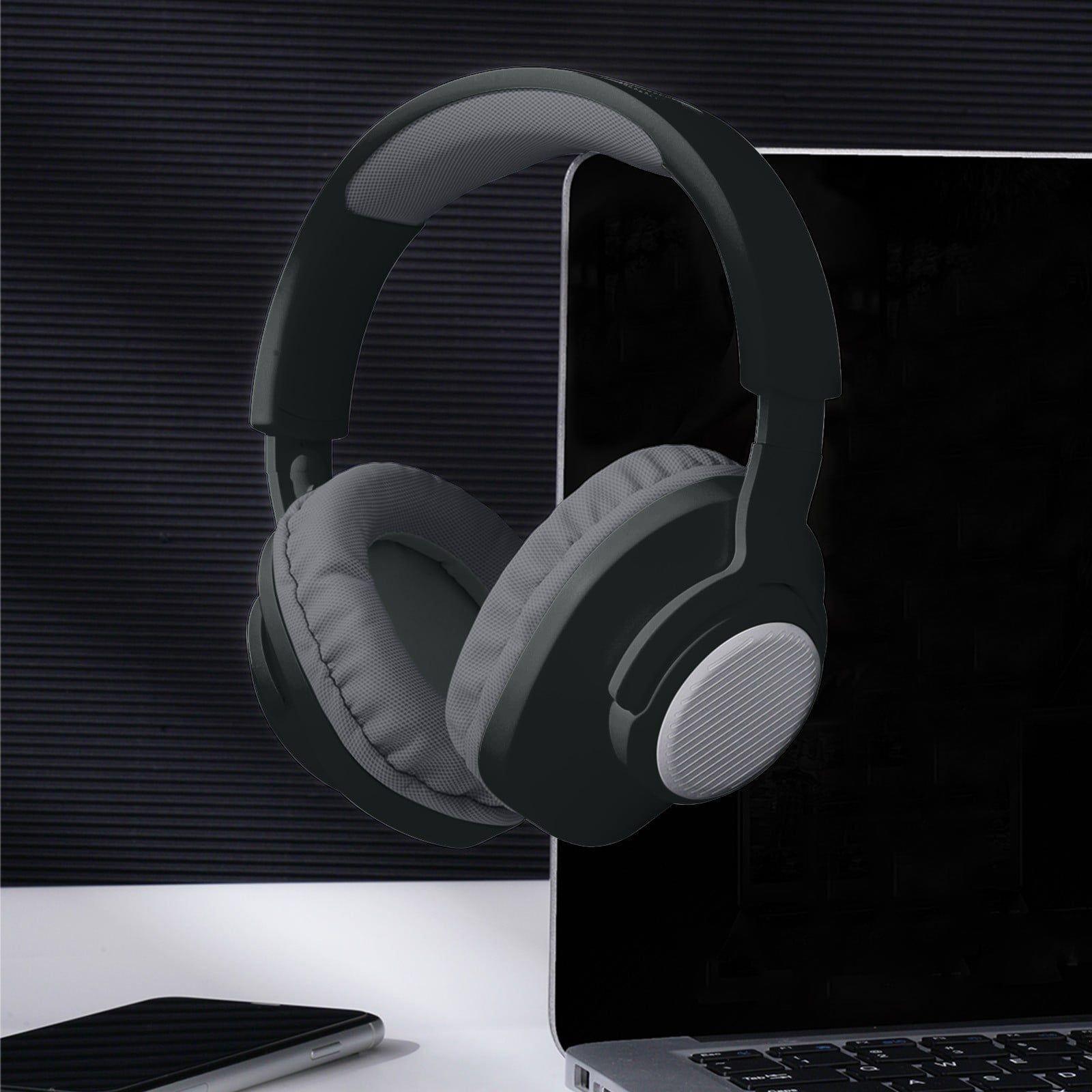 Over-ear Gaming Headset, Hwkond 5.3 Bluetooth Earphones Foldable ...
