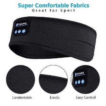 Wireless Bluetooth Over-ear Headphones, Adjustable Sports Headband for ...