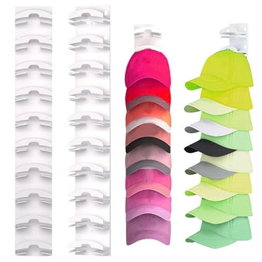 AUMIY Space-Saving Wall-Mounted Baseball Cap Organizer - Durable ...