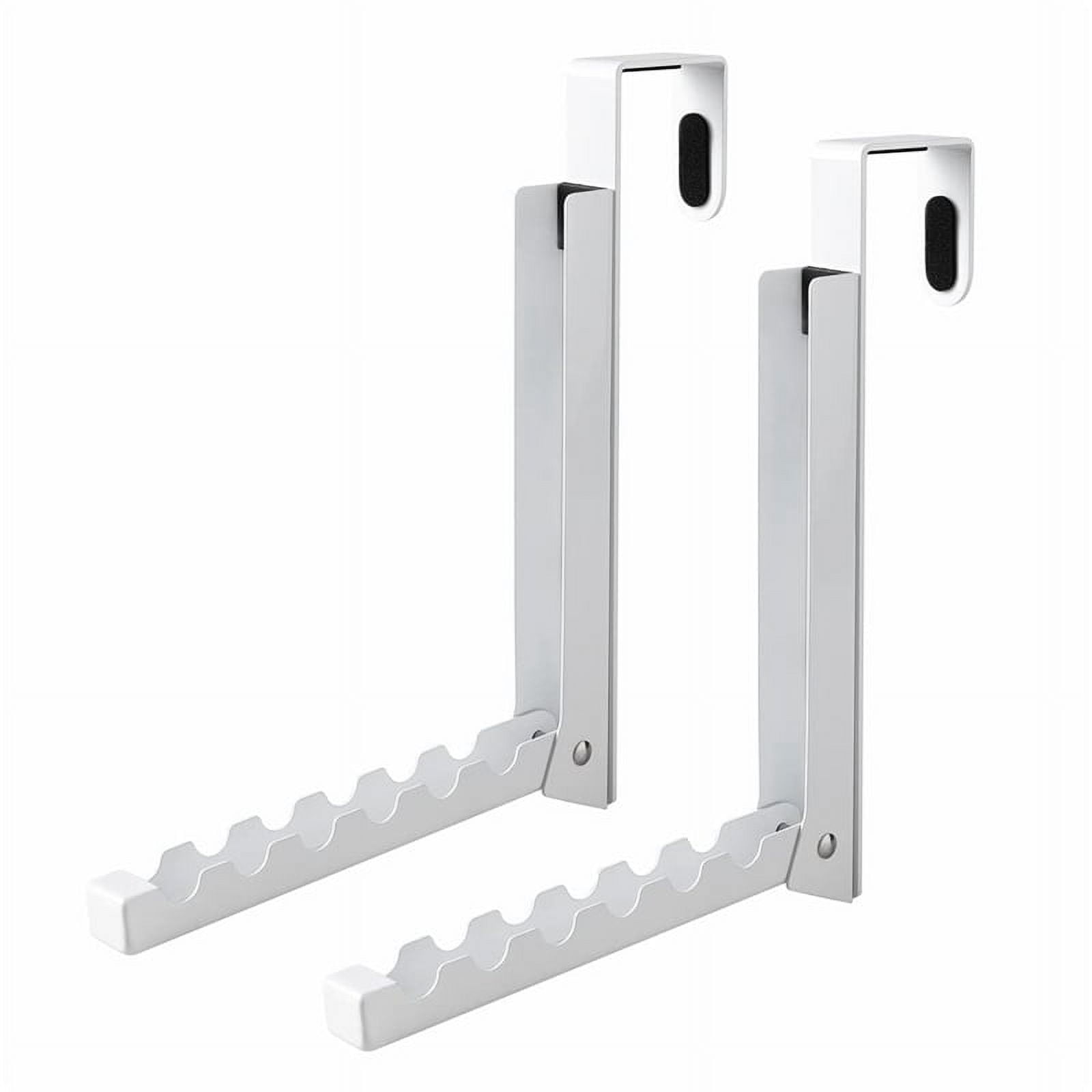 Over the Door Hooks Hanger, Foldable over Door Drying Laundry Rack ...