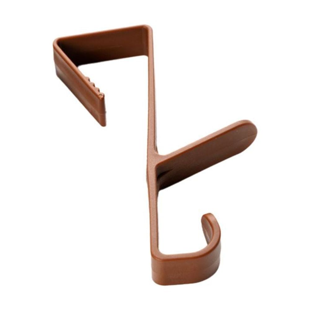 Over the Door Organizer Rack - Brown, Black, White, Plastic, Includes ...