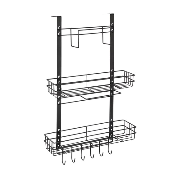 Over-the-Door Refrigerator Organizer, 2-Tier Hanging Storage Basket ...