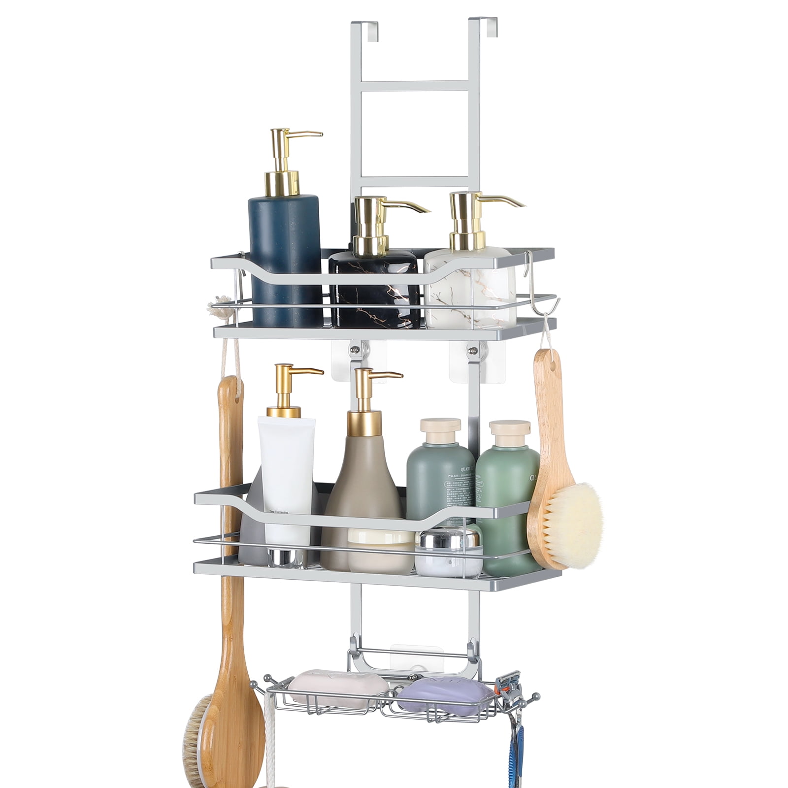 Over the Door Shower Caddy, 3 Tier Bathroom Shower Basket, Rustproof No ...