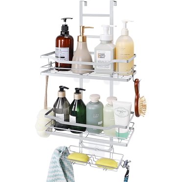 3/4 Tier Carbon Steel Corner Shower Caddy Floor Standing Corner Shelf ...