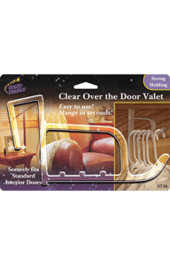 Over the Door Valet Clear - Walmart.com
