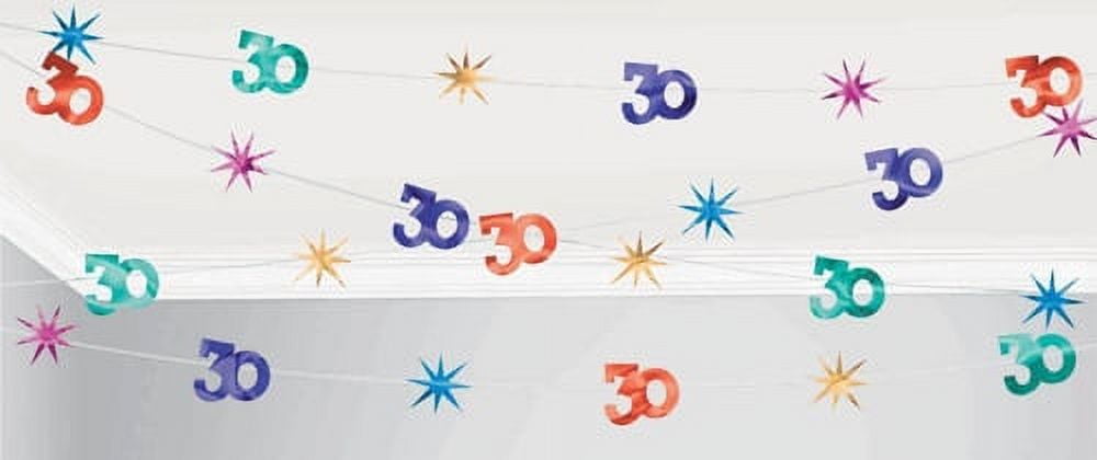Over the Hill 30th Birthday String Decoration (1ct) - Walmart.com