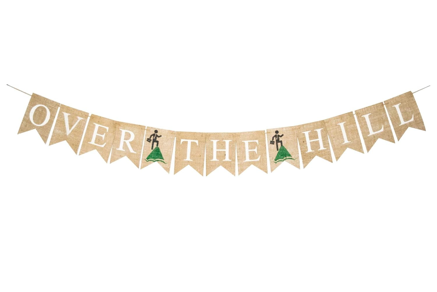 Over the Hill Banner 50th Birthday Party Decorations - Walmart.com