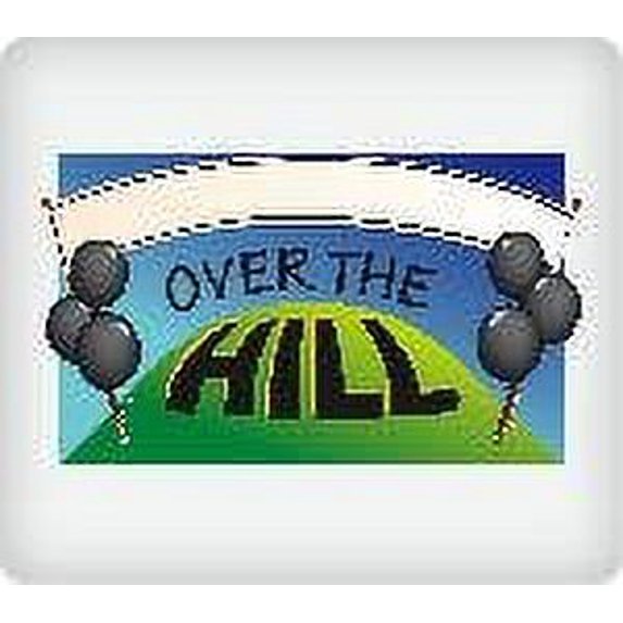 Over the Hill Banner Edible Icing Image (8 inch Round) - Walmart.com