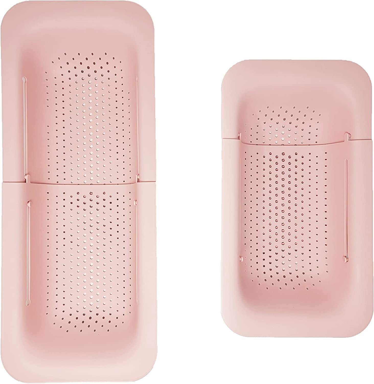 UPITOR, Over the Sink Colander Strainer Basket, Expandable, Pink ...