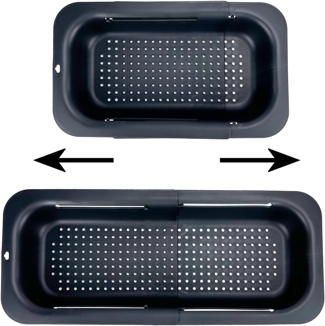 Over the Sink Colander Strainer Basket-Wash Vegetables and Fruits ...