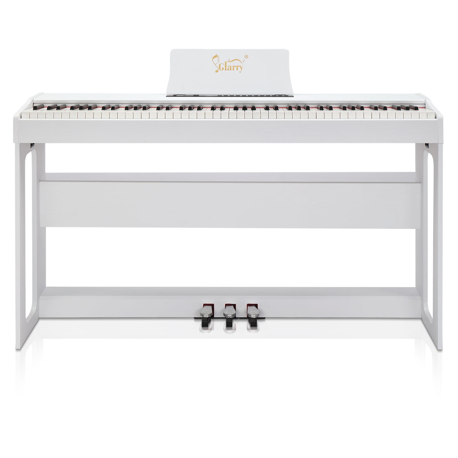 OverPatio 88 Keys Electric Digital Piano, Full Weighted Keyboards with ...