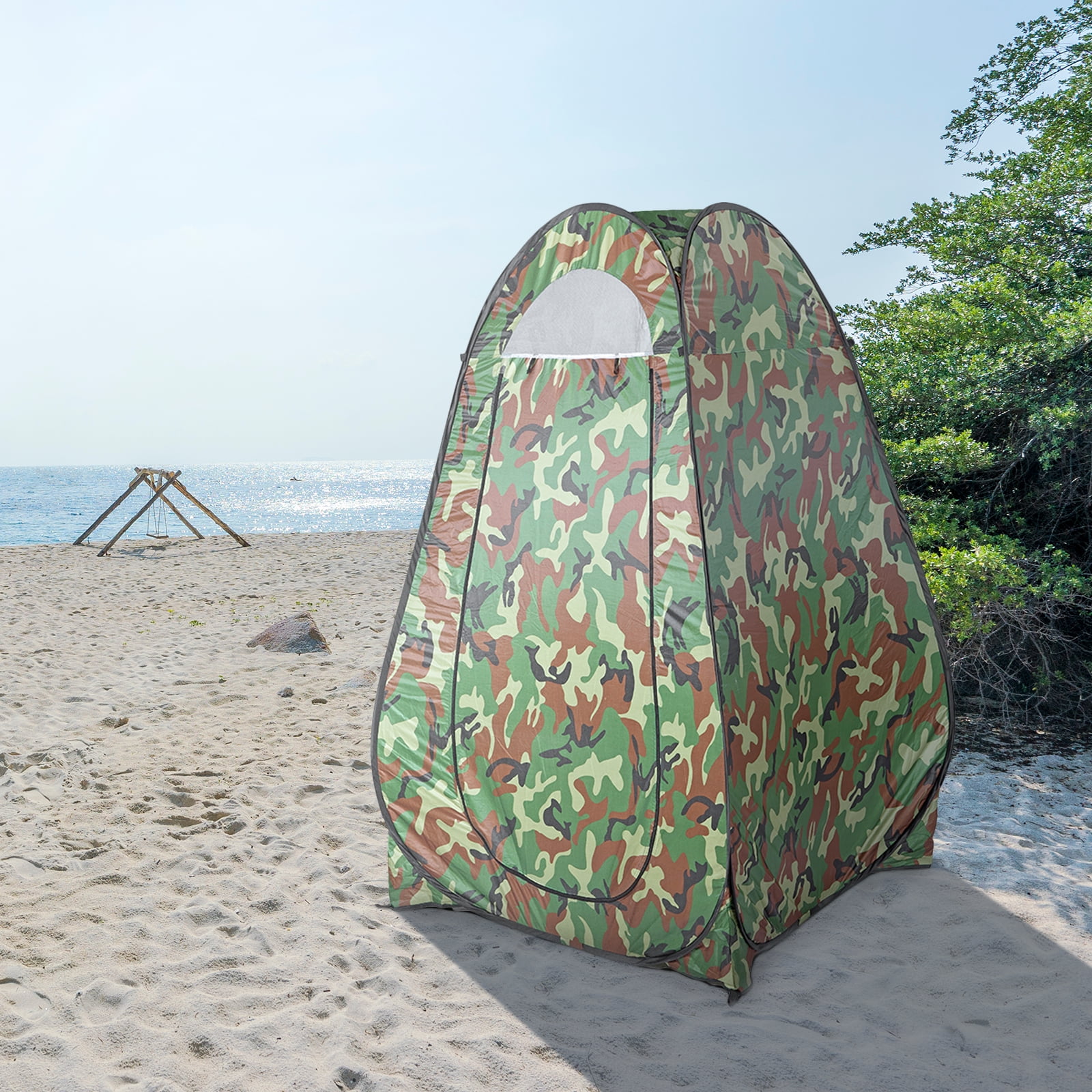 OverPatio Camping Single Pop Up Shower Tent Camouflage - Walmart.com