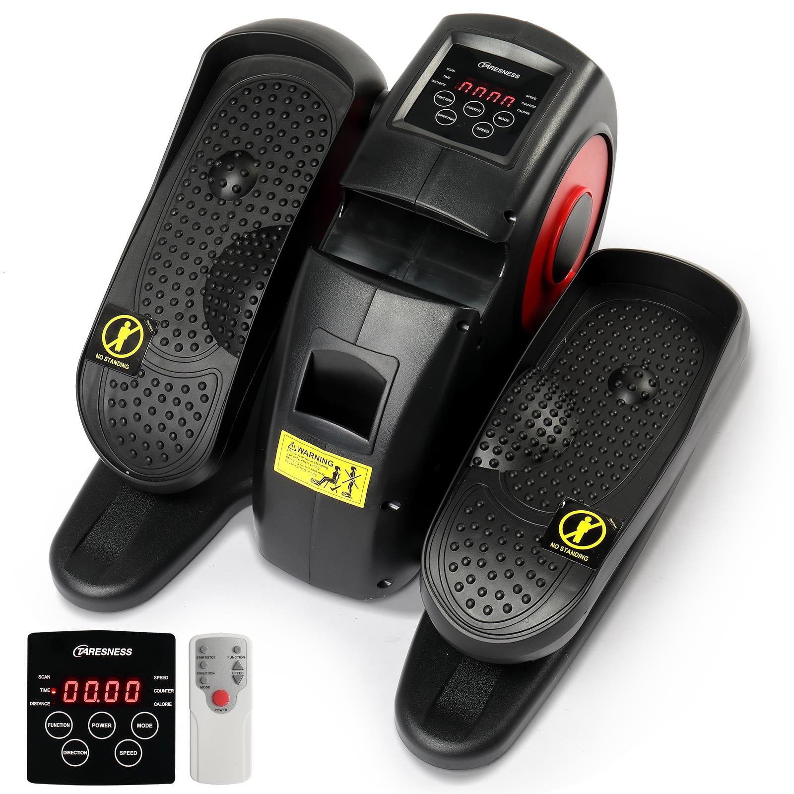 OverPatio Compact Elliptical Stepper, Under Desk Bike Pedal Exerciser ...