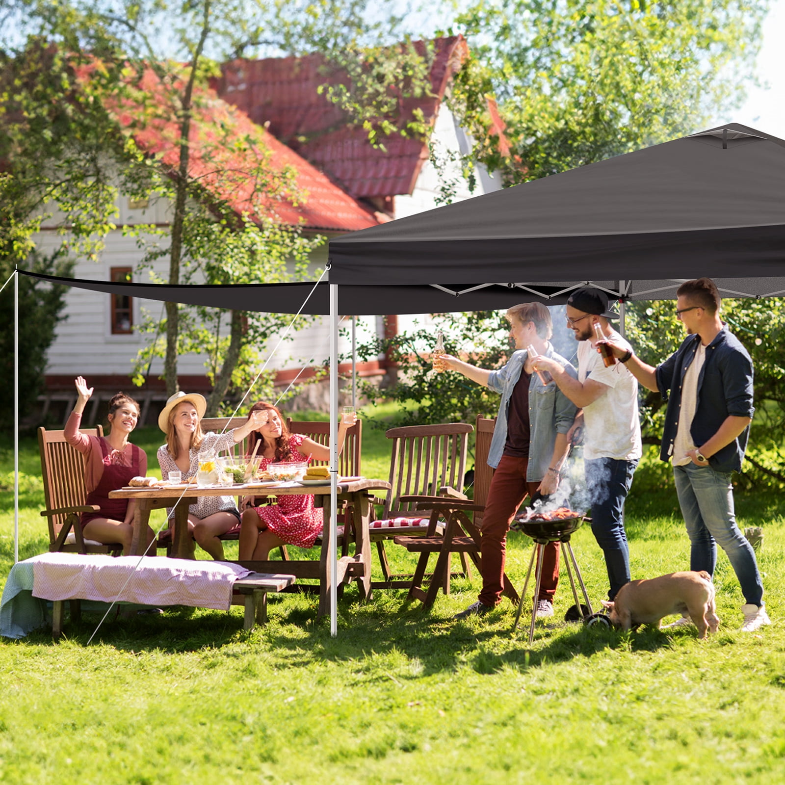 OverPatio Patio/Outdoor/Wedding Pop-up Gazebo Instant Portable Canopy ...