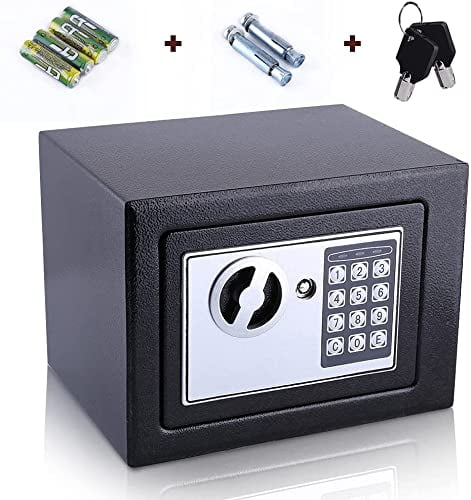 Overa Small Electronic Digital Cash Box Security Safe with Digital ...