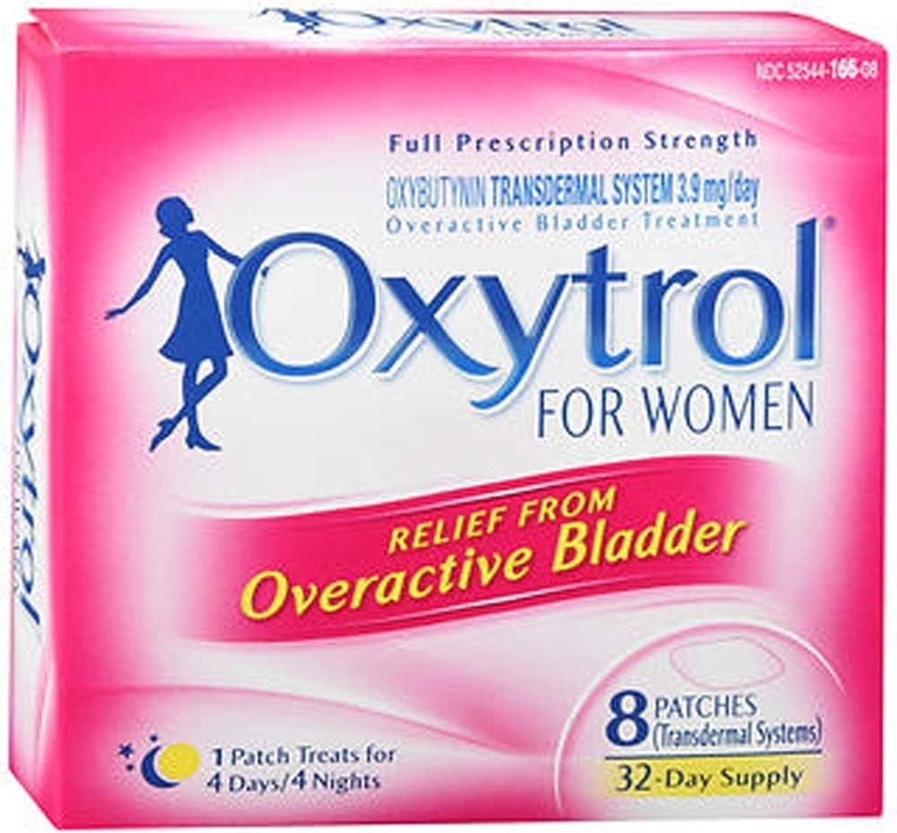 Oxytrol Overactive Bladder Transdermal Patch Discreet 8 Count Pack of 3 ...