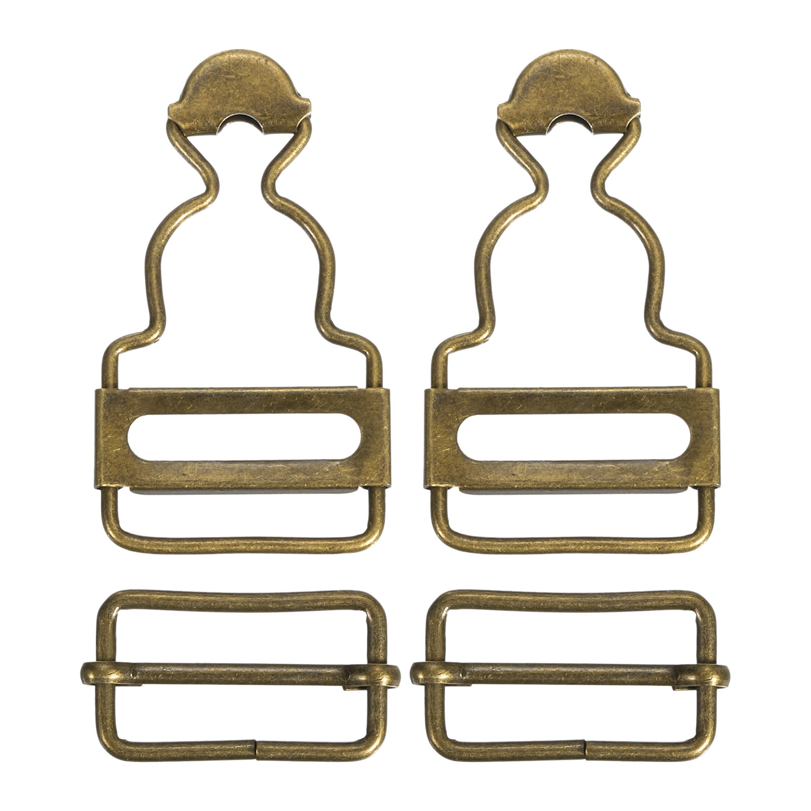 Overall Buckles 2 Sets Retro Suspender Replacement Buckles 25mm, Bronze ...
