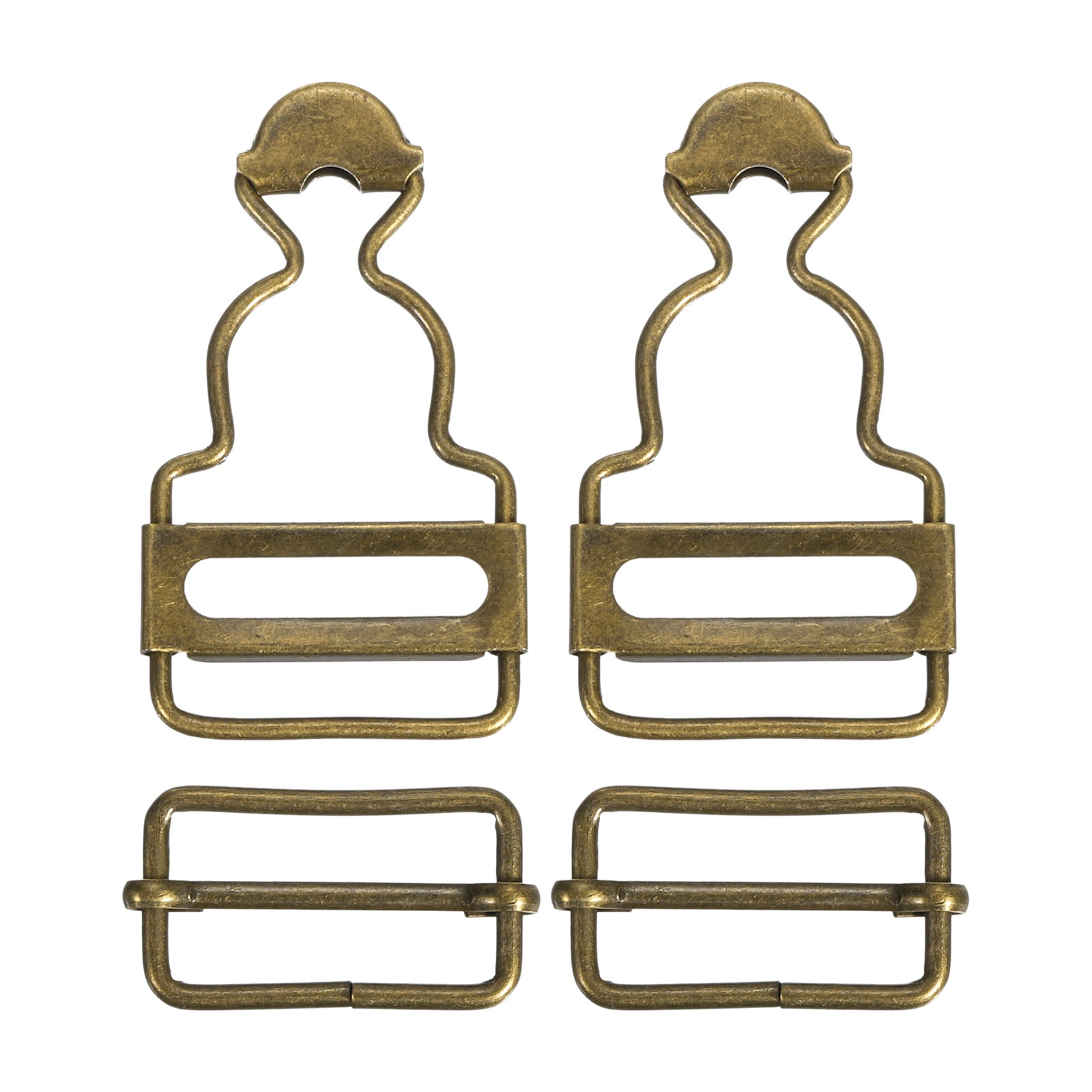 Overall Buckles 2 Sets Retro Suspender Replacement Buckles 28mm, Bronze ...