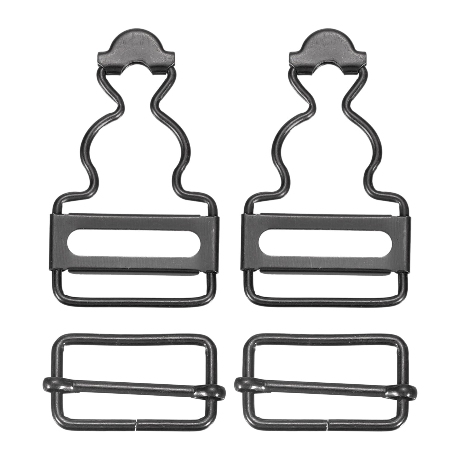 Overall Buckles 2 Sets Retro Suspender Replacement Buckles 28mm, Gun ...