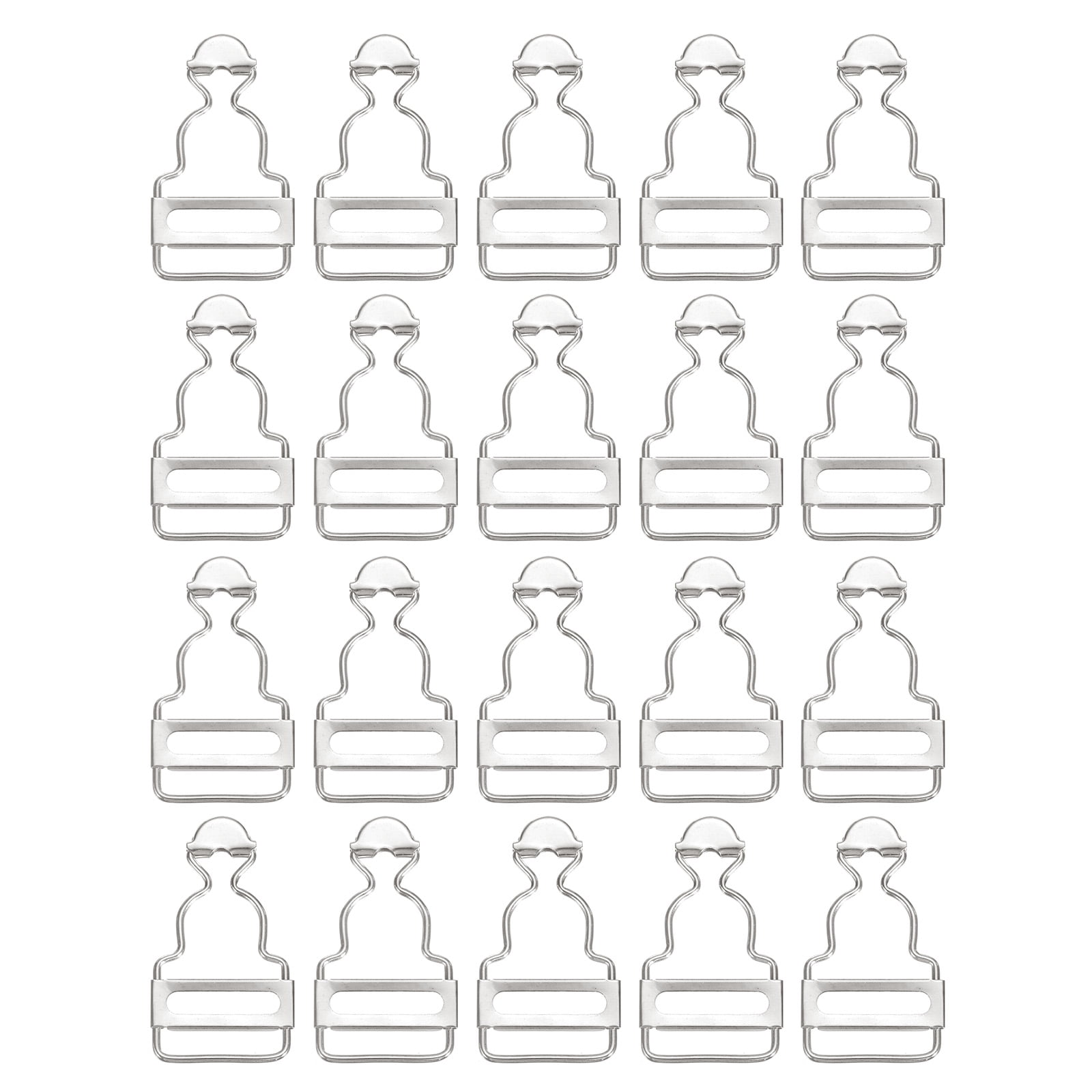 Overall Buckles, 20 Pack Retro Metal Suspender Replacement Buckles 28mm ...