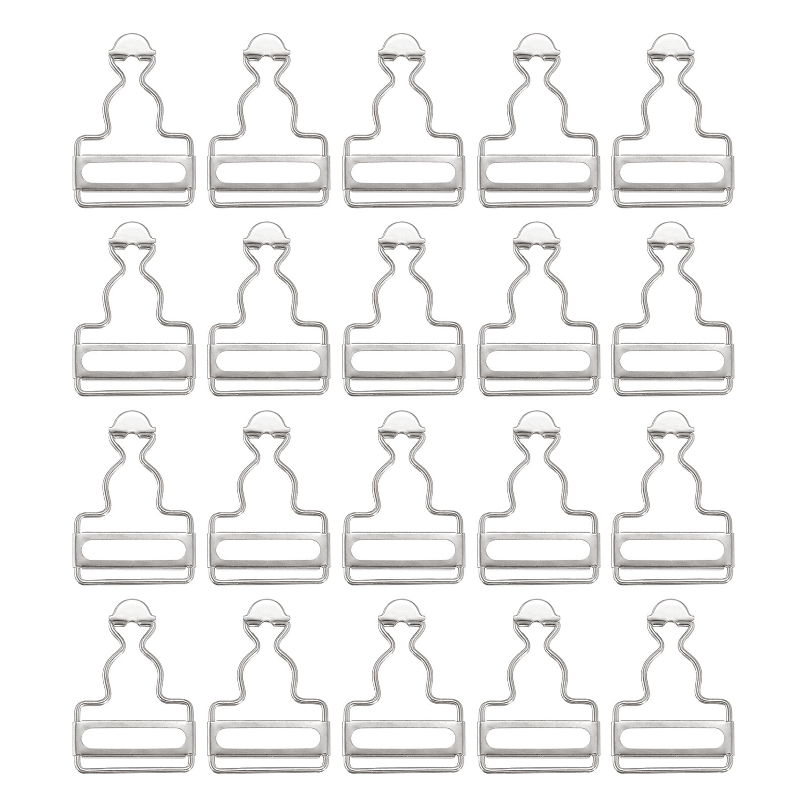 Overall Buckles, 20 Pack Retro Metal Suspender Replacement Buckles 32mm ...