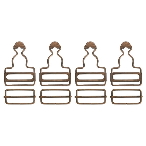Overall Buckles 4 Sets Retro Suspender Replacement Buckles 35mm, Copper ...
