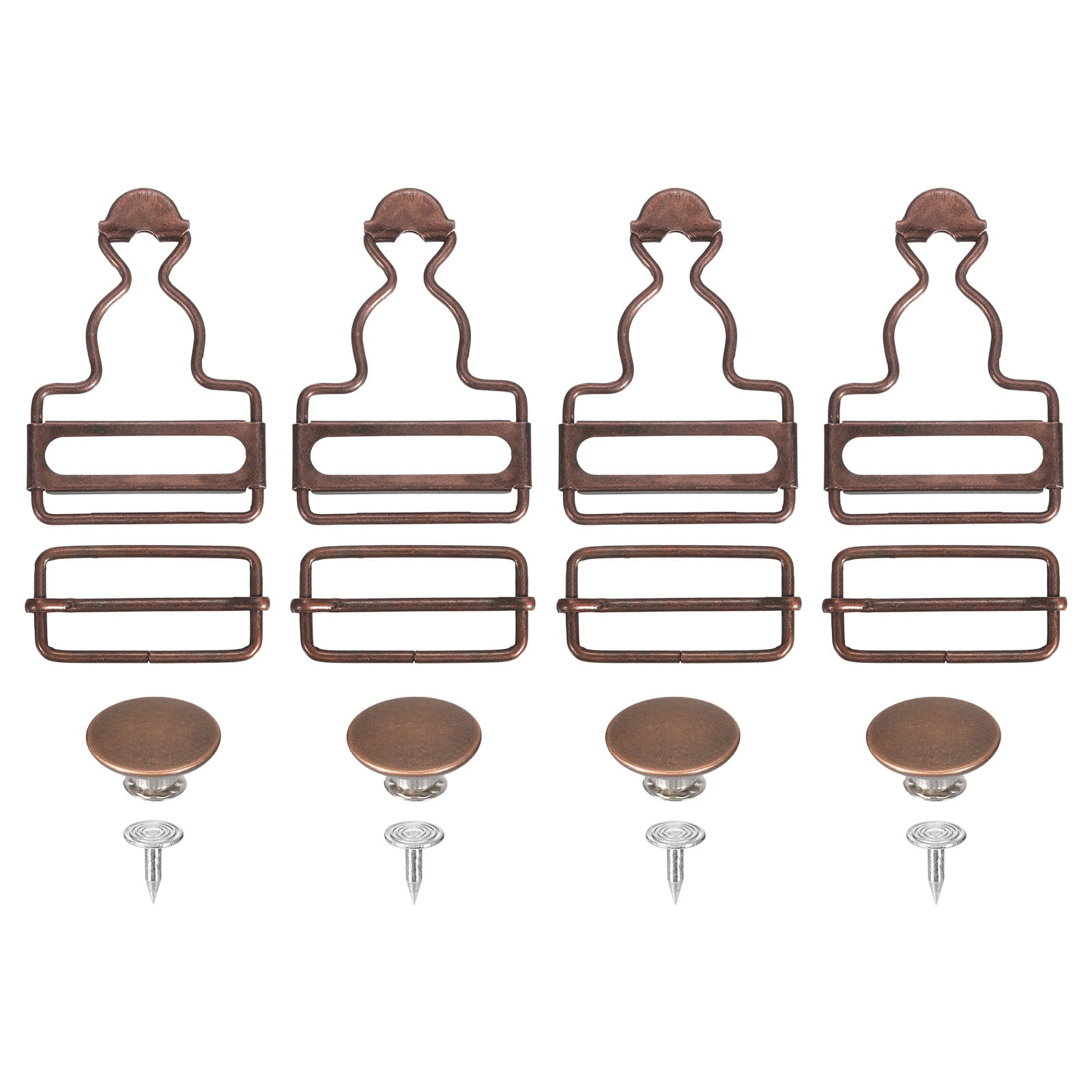 Overall Buckles 6 Sets Retro Suspender Replacement Buckles 35mm Copper ...