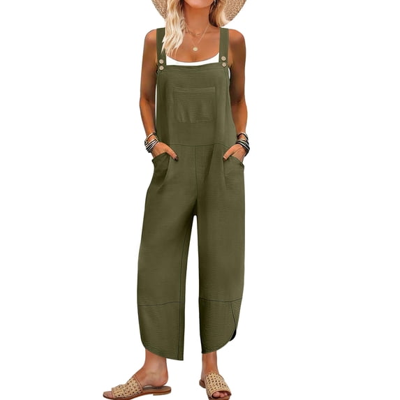 Overalls for Women 2026 Summer Casual Loose One Piece Outfits Baggy ...