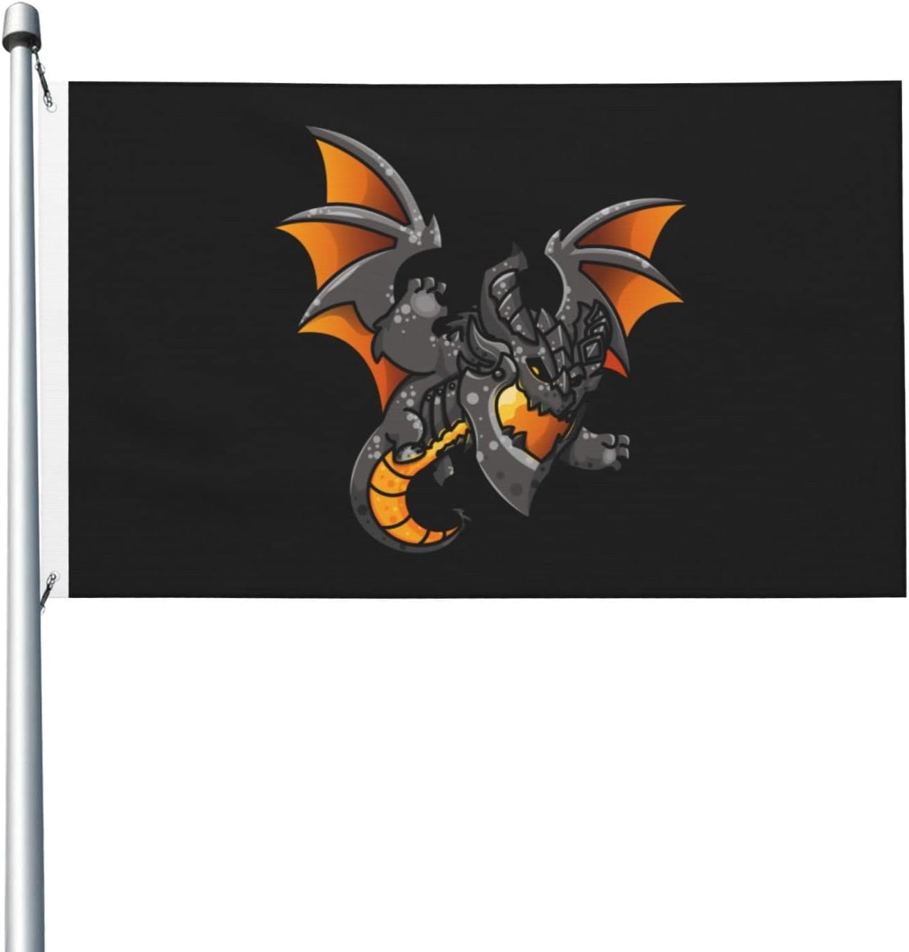 Overbearing Flying Dragon Flags 3x5 Ft Double Sided Flag Durable ...