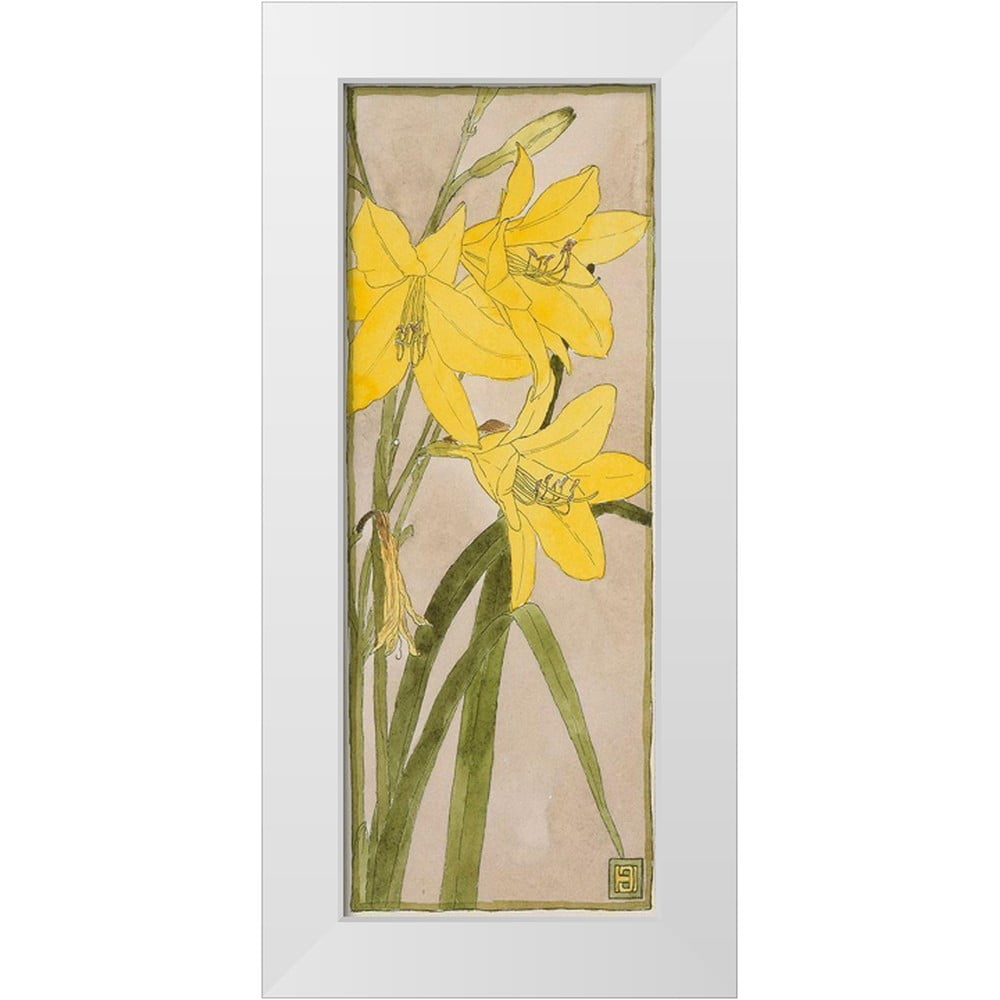 Overbeck, Hannah Borger 12x24 White Modern Wood Framed Museum Art Print ...