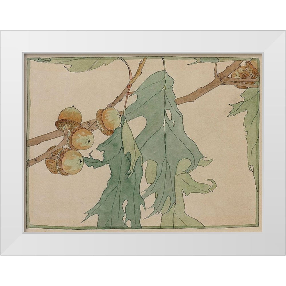Overbeck, Hannah Borger 24x19 White Modern Wood Framed Museum Art Print ...