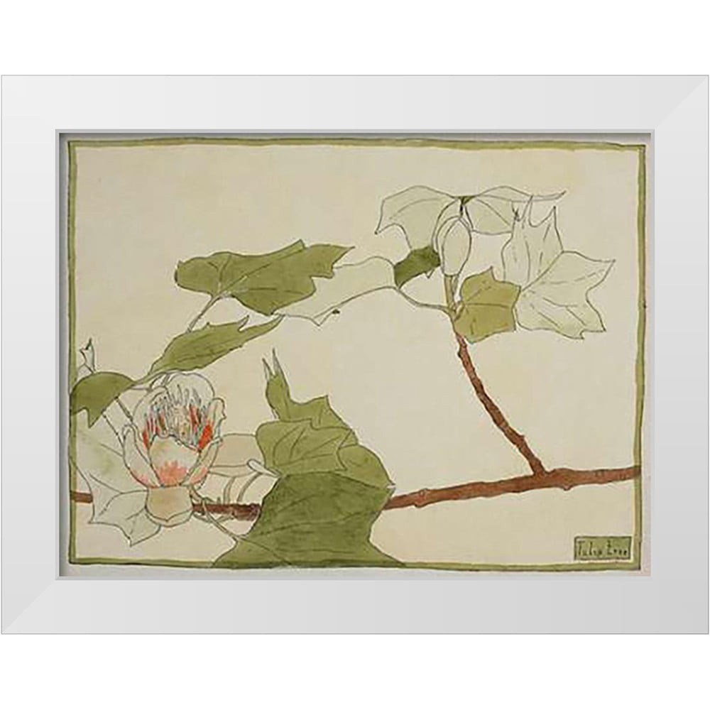 Overbeck, Hannah Borger 32x25 White Modern Wood Framed Museum Art Print ...