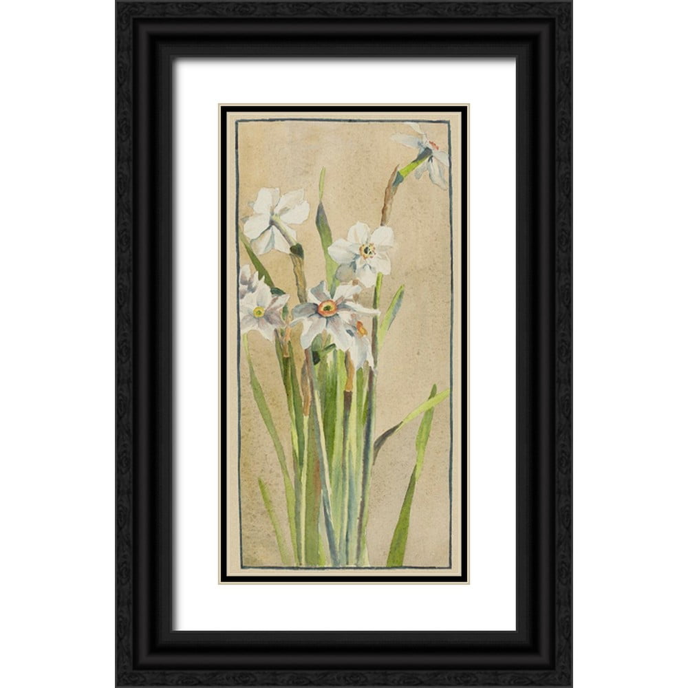Overbeck, Hannah Borger 9x14 Black Ornate Wood Framed with Double ...