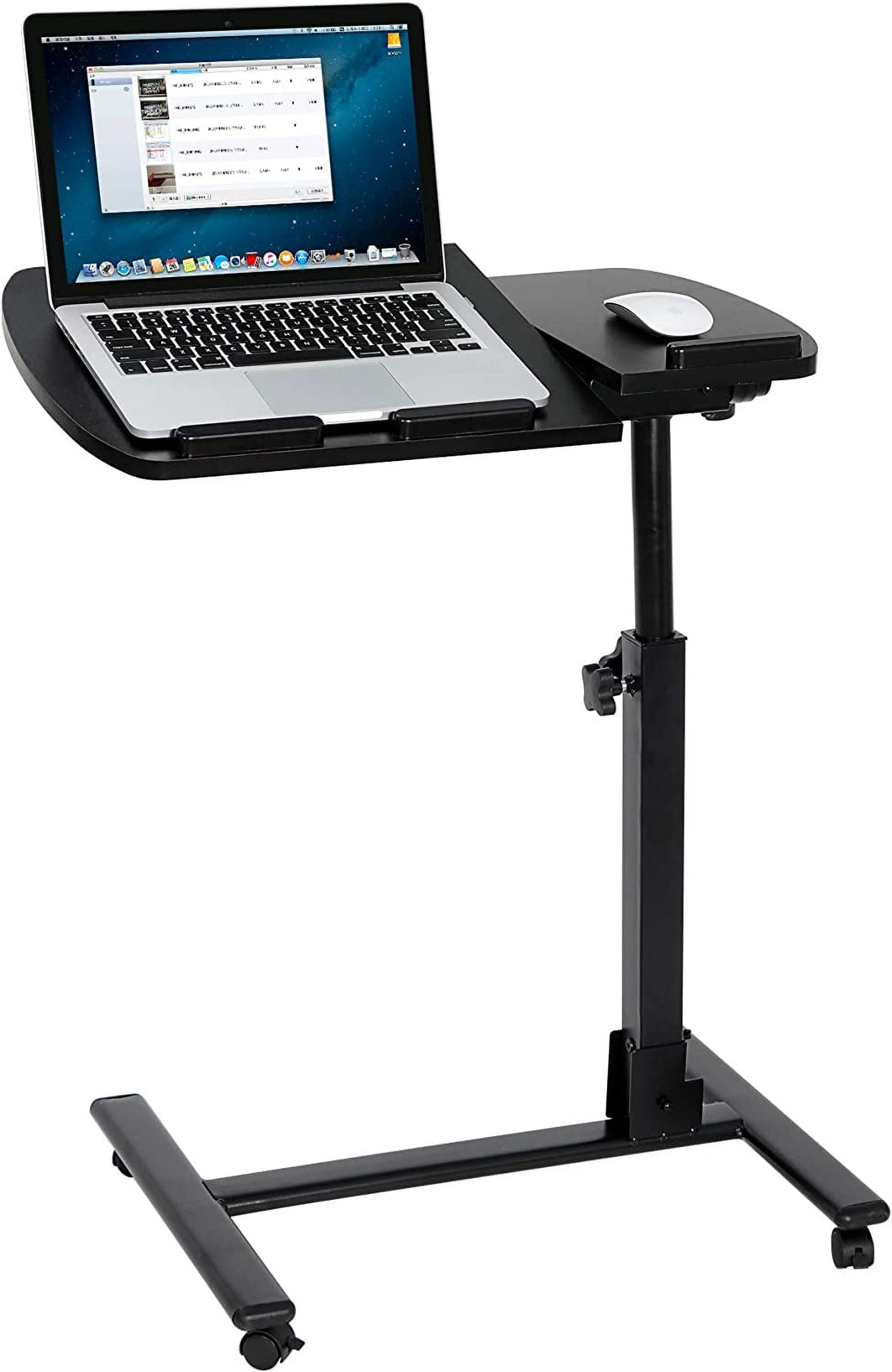 Overbed Angle & Height Adjustable Mobile Rolling Laptop Stand - Walmart.com