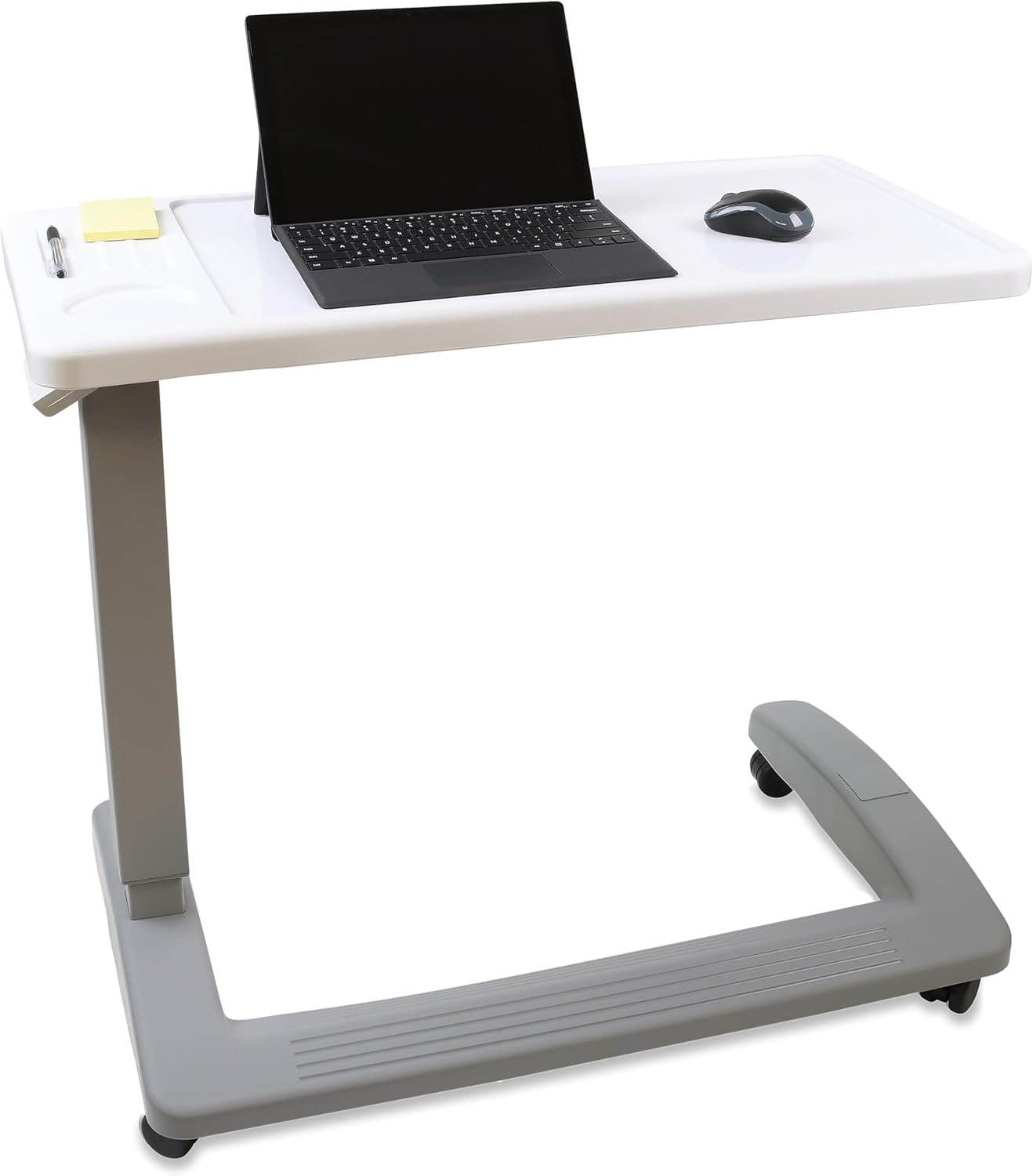 Overbed Table and Hospital Bed Table - Table with Wheels - Over The Bed ...