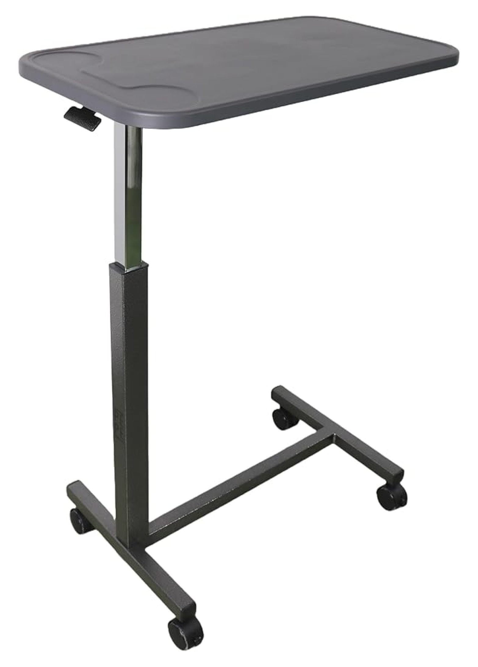 Overbed Table on Wheels, Height Adjustable from 29” to 42”, H-Base ...
