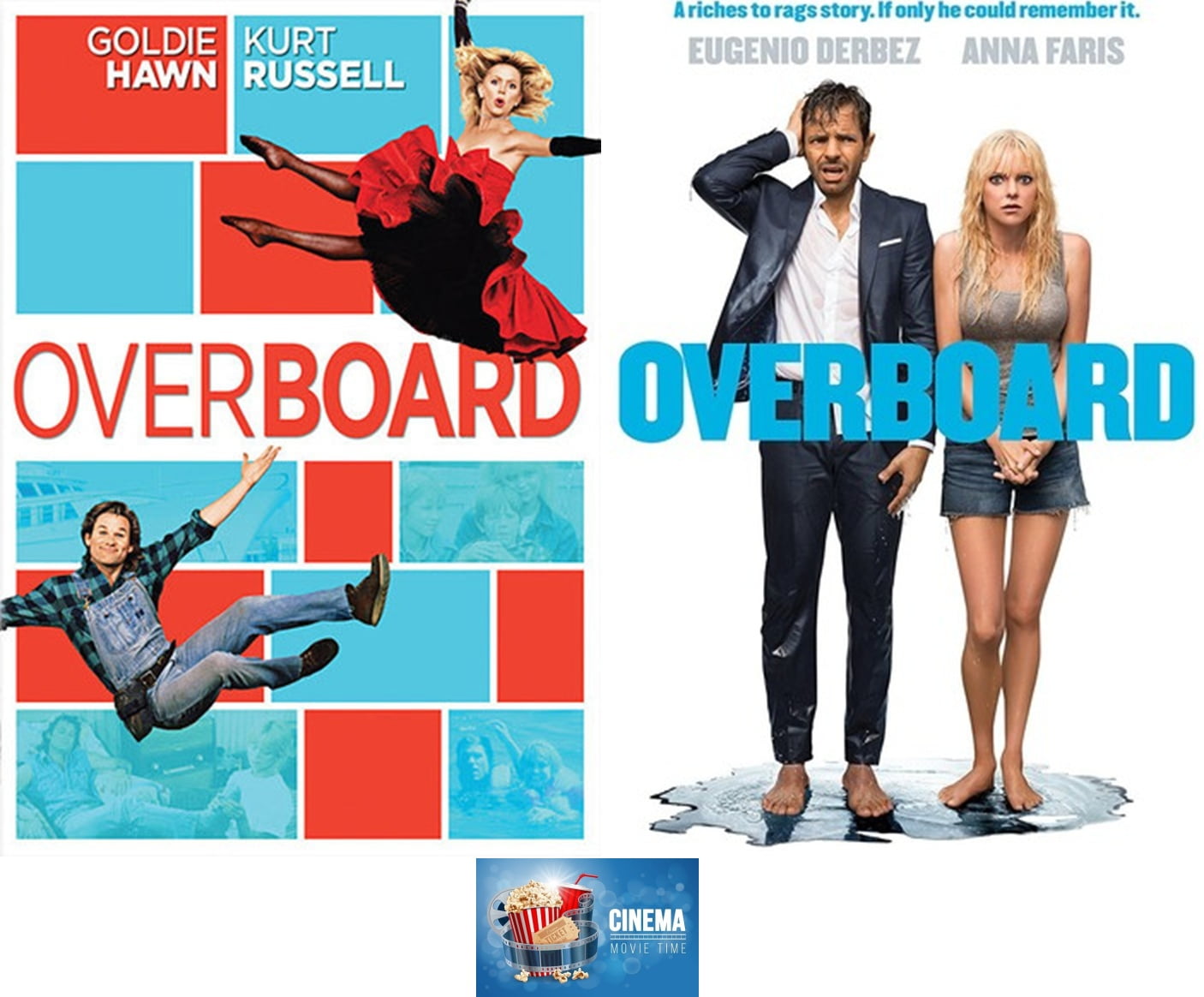 Overboard Original Goldie Hawn & Overboard Remake Anna Faris 2 DVD Set ...