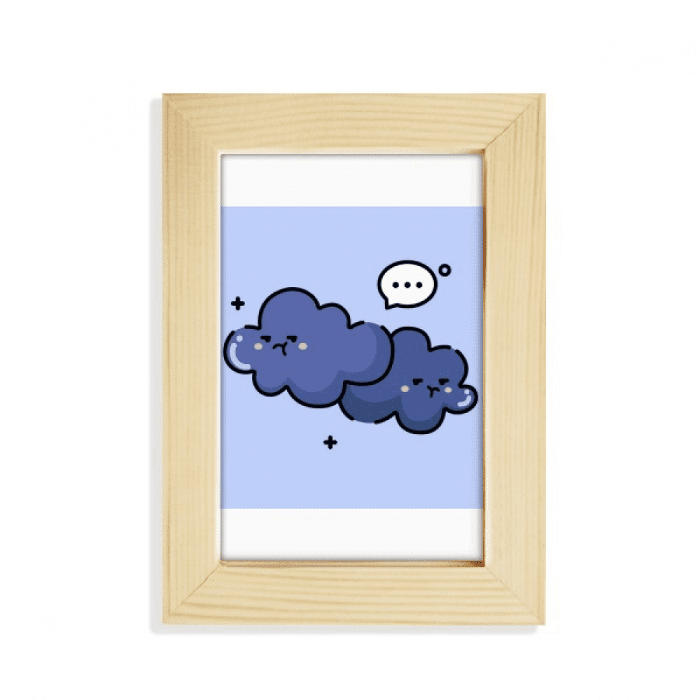 Overcast Black Clouds Angry Desktop Display Photo Frame Picture Art ...