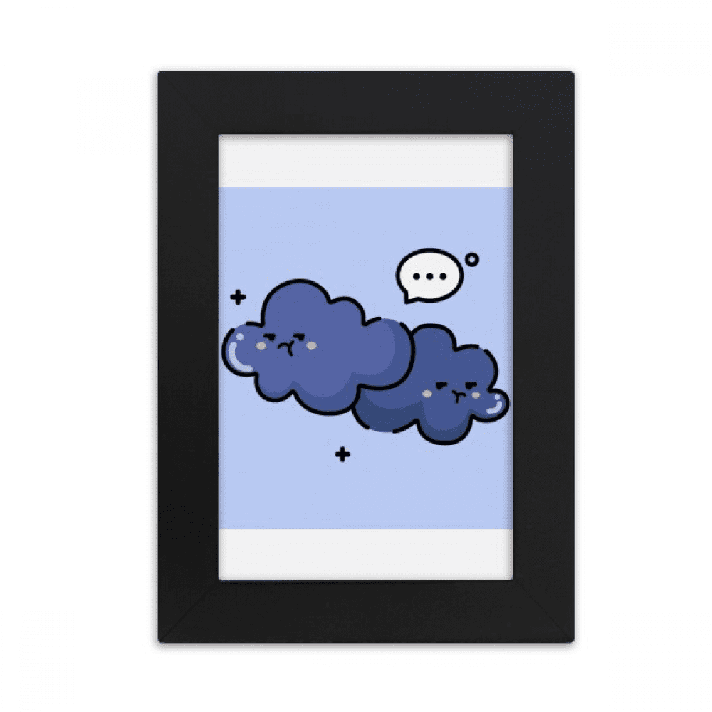 Overcast Black Clouds Angry Desktop Photo Frame Picture Display Art ...