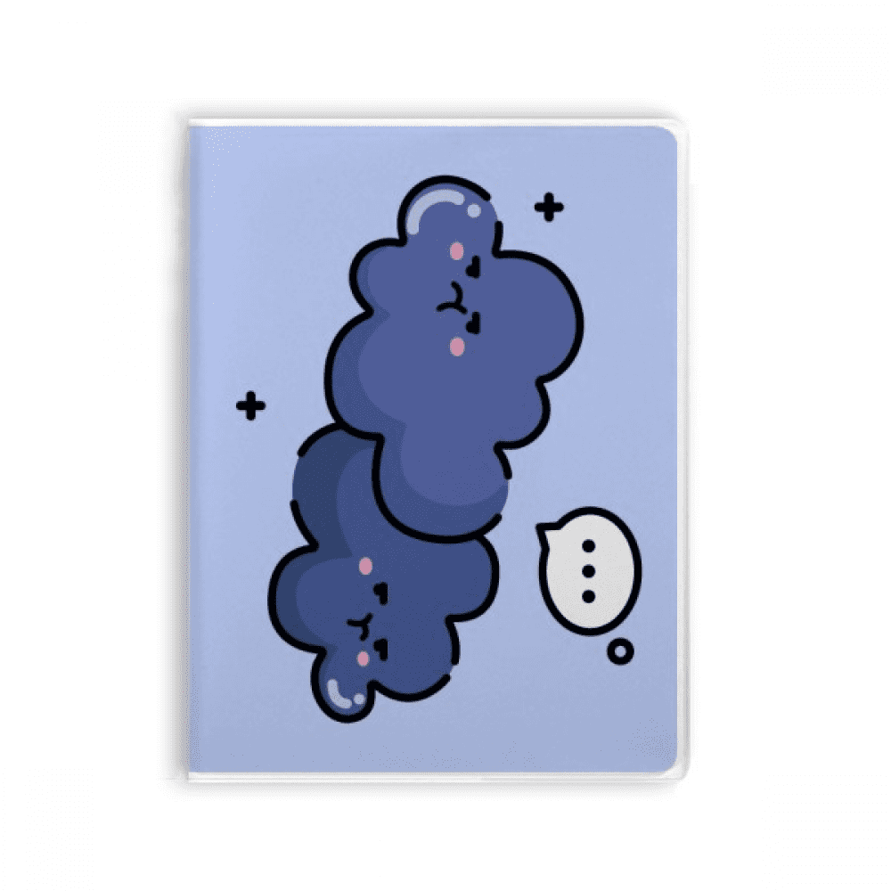 Overcast Black Clouds Angry Notebook Gum Cover Diary Soft Cover Journal ...