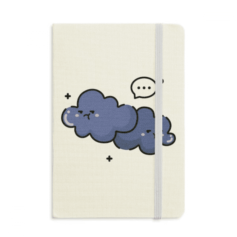 Overcast Black Clouds Angry Notebook Official Fabric Hard Cover Classic ...
