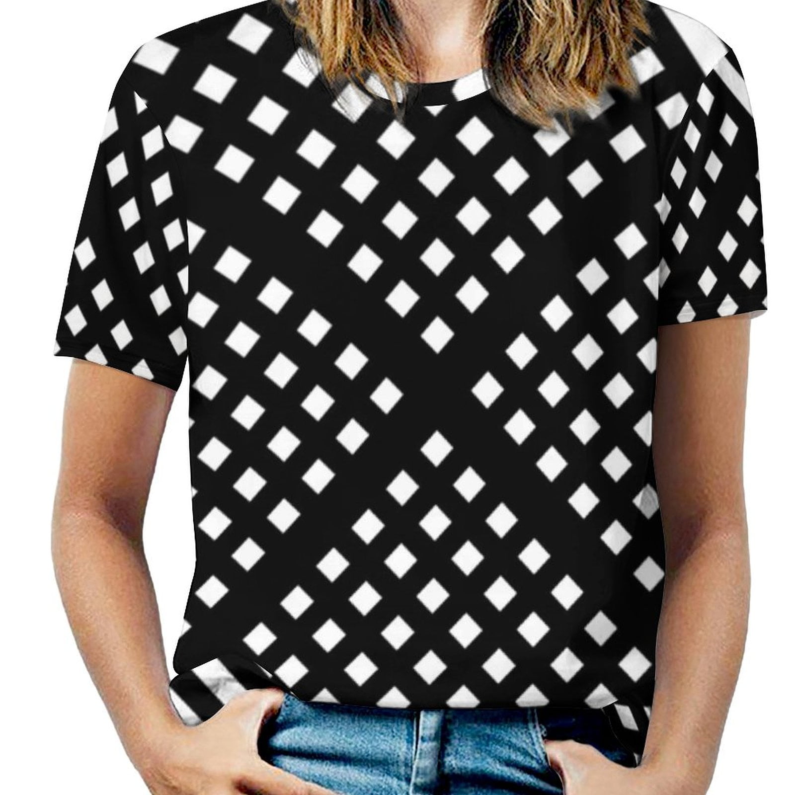 Overd Black White Striped T Shirts Vertical Stripes Street Style T ...