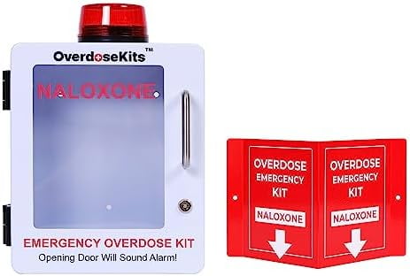 Overdose Emergency Kit Naloxone 3D Sign | Red$$Safety & Emergency ...