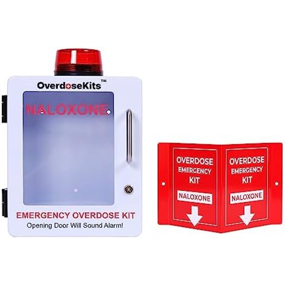 Overdose Emergency Kit Naloxone 3D Sign | Red$$Safety & Emergency ...