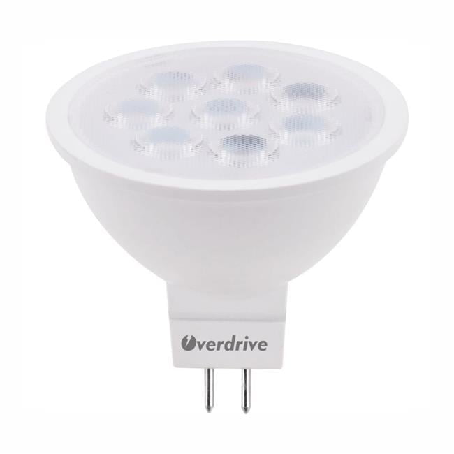 Overdrive 646 6.5W 5000K LED MR16 Dimmable GU5.3 Daylight Base Flood ...